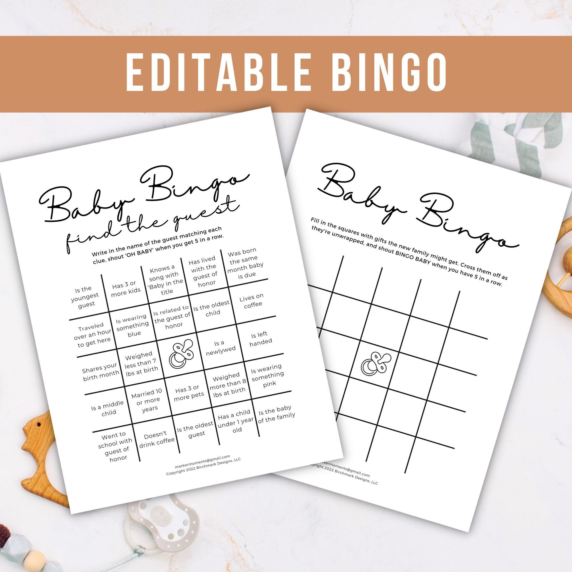 Printable Baby Shower Bingo, Find the Guest Baby Sprinkle Games, Gender ...