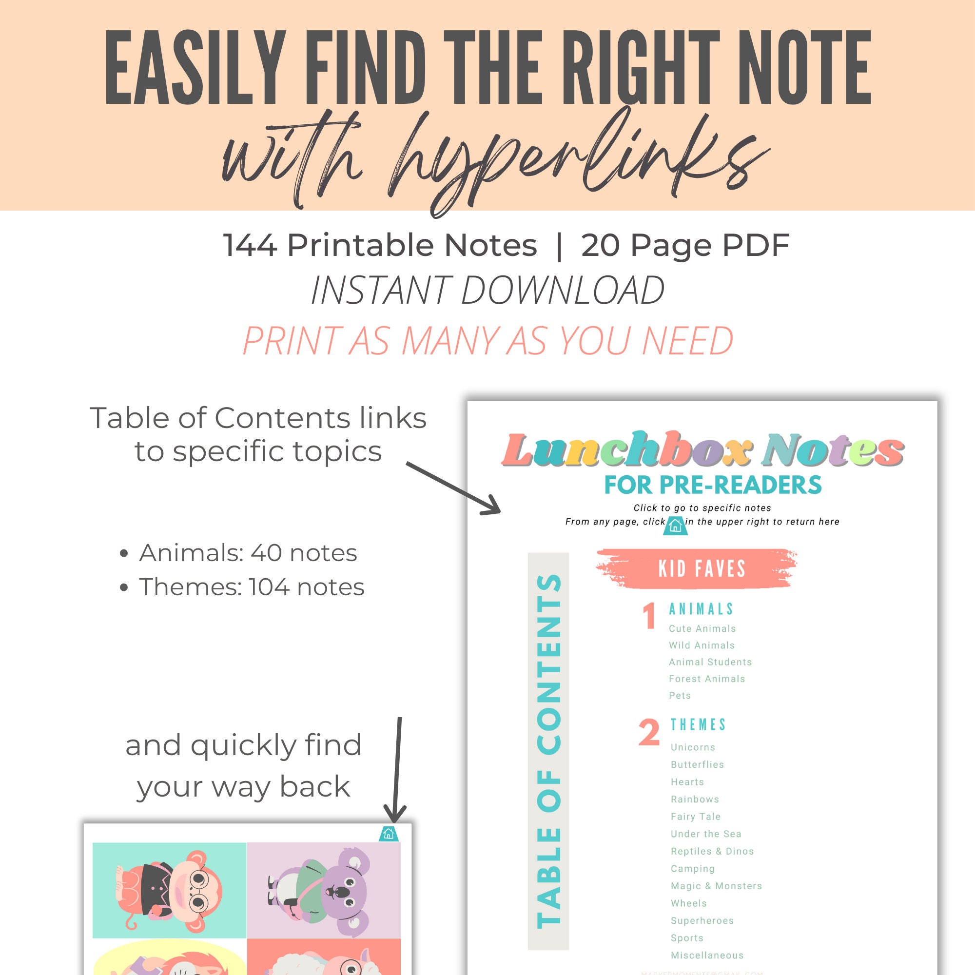 Printable Lunchbox Notes for Preschool and Kindergarten Boys - Etsy