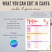 Unicorn Editable Kids Morning Routine Chart, Kids Daily Checklist ...