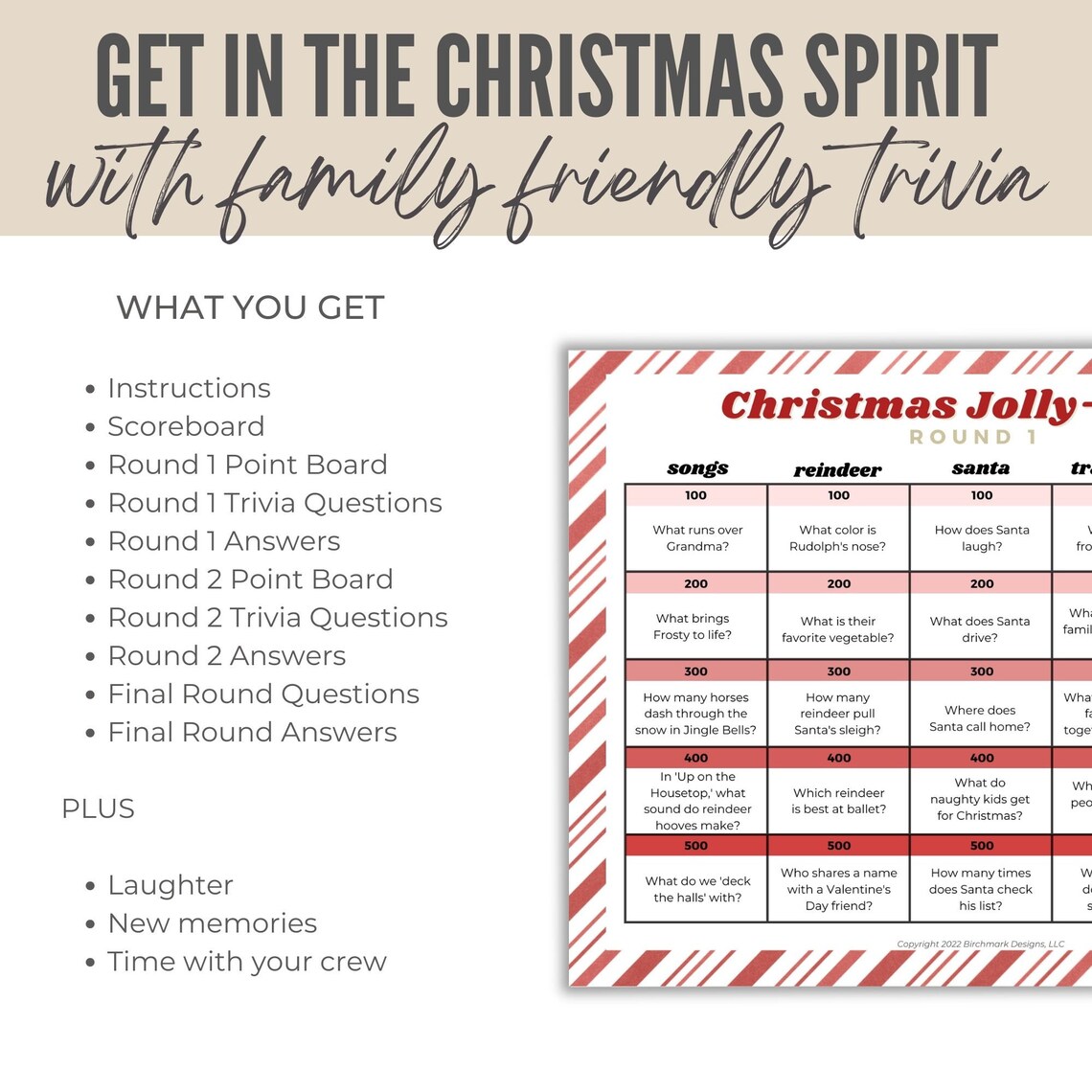 Printable Christmas Trivia Questions for Kids, Fun Holiday Trivia Game ...