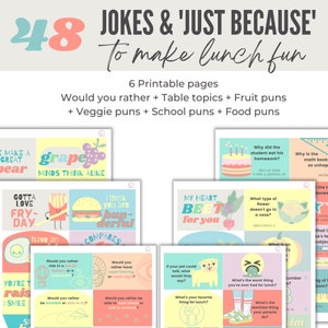 Printable Lunchbox Notes for Boys and Girls, Positive Affirmations and ...