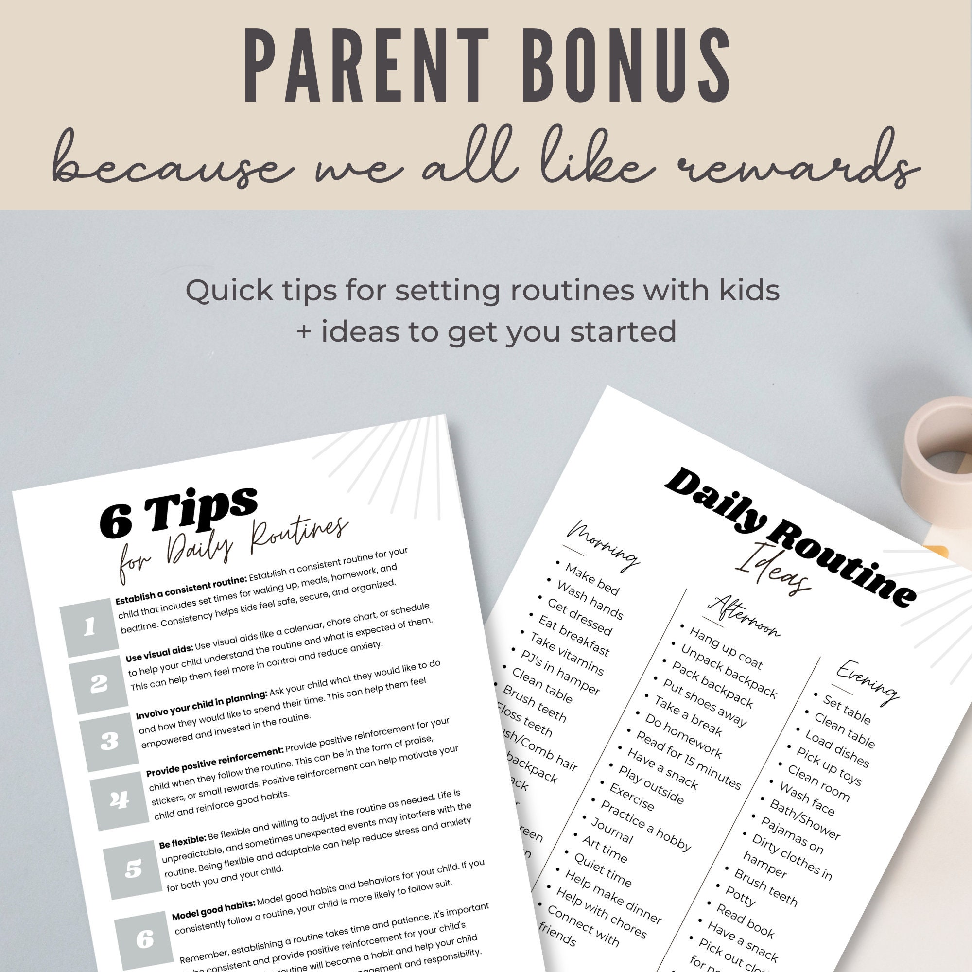 Gamer Editable Kids Morning Routine Chart Kids Daily - Etsy