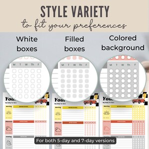 Race Car Editable Kids Morning Routine Chart, Kids Daily Checklist ...