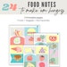 Printable Lunchbox Notes for Preschool and Kindergarten Boys and Girls ...