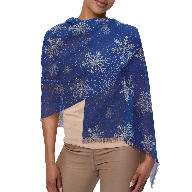 Snowflake Scarf - Etsy