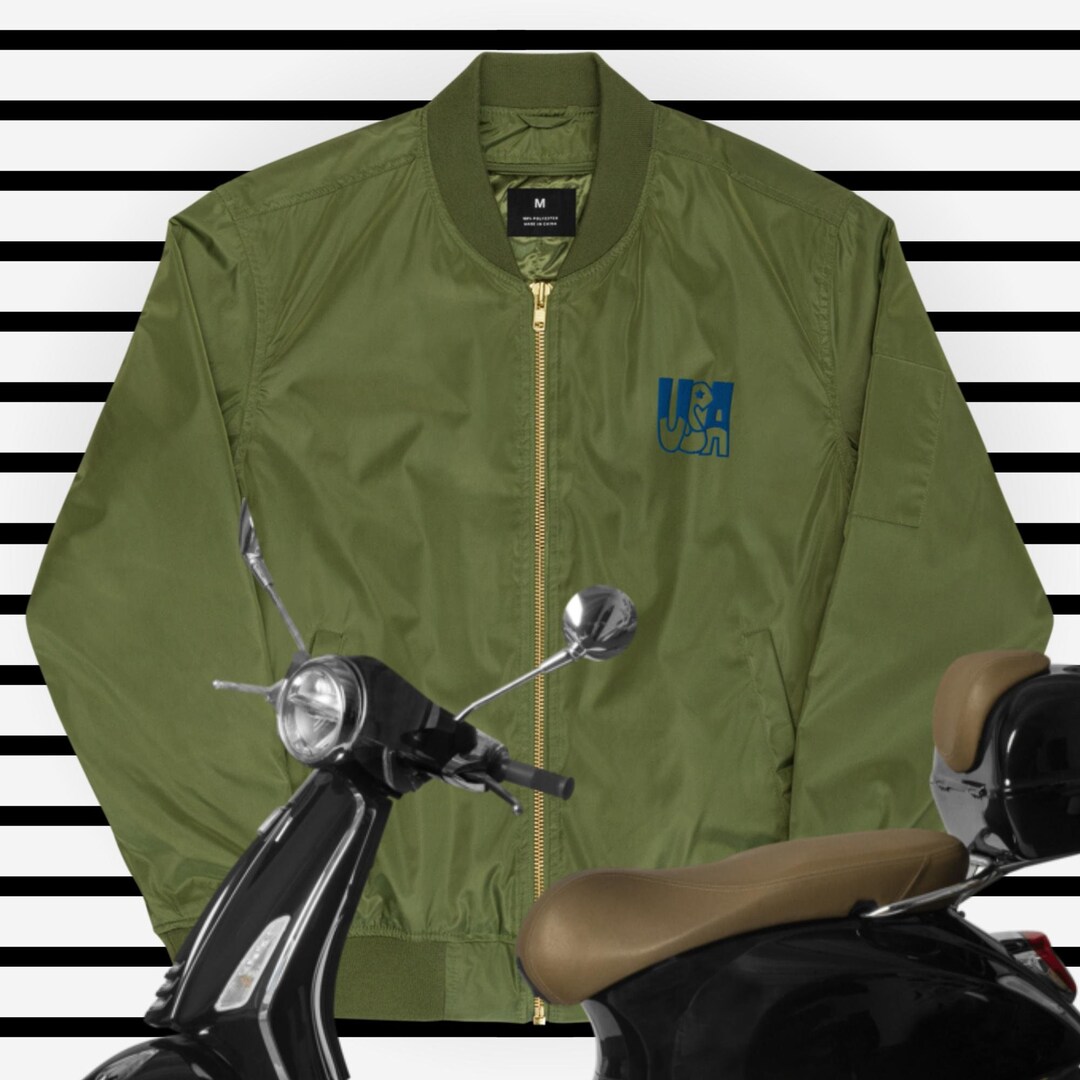 USA Bomber Jacket Vintage America Gift for Him Gift for - Etsy