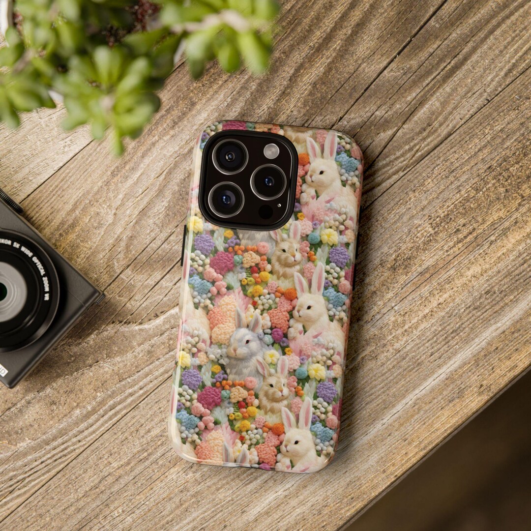 Easter Bunny Phone Case Cute, Durable, Protective Cover for iPhone ...