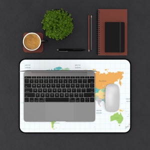 Discover the World Map Desk Pad, Learn, and Plan at Your Desk| Map Desk ...