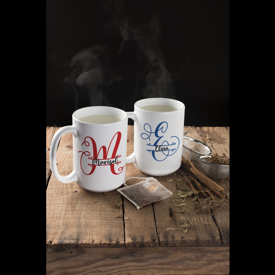 Personalized Initial Mug Personalized Initial & Name Mug - Etsy