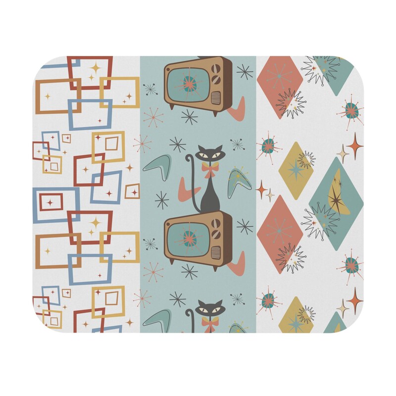 Mid Century Mouse Pad - Etsy
