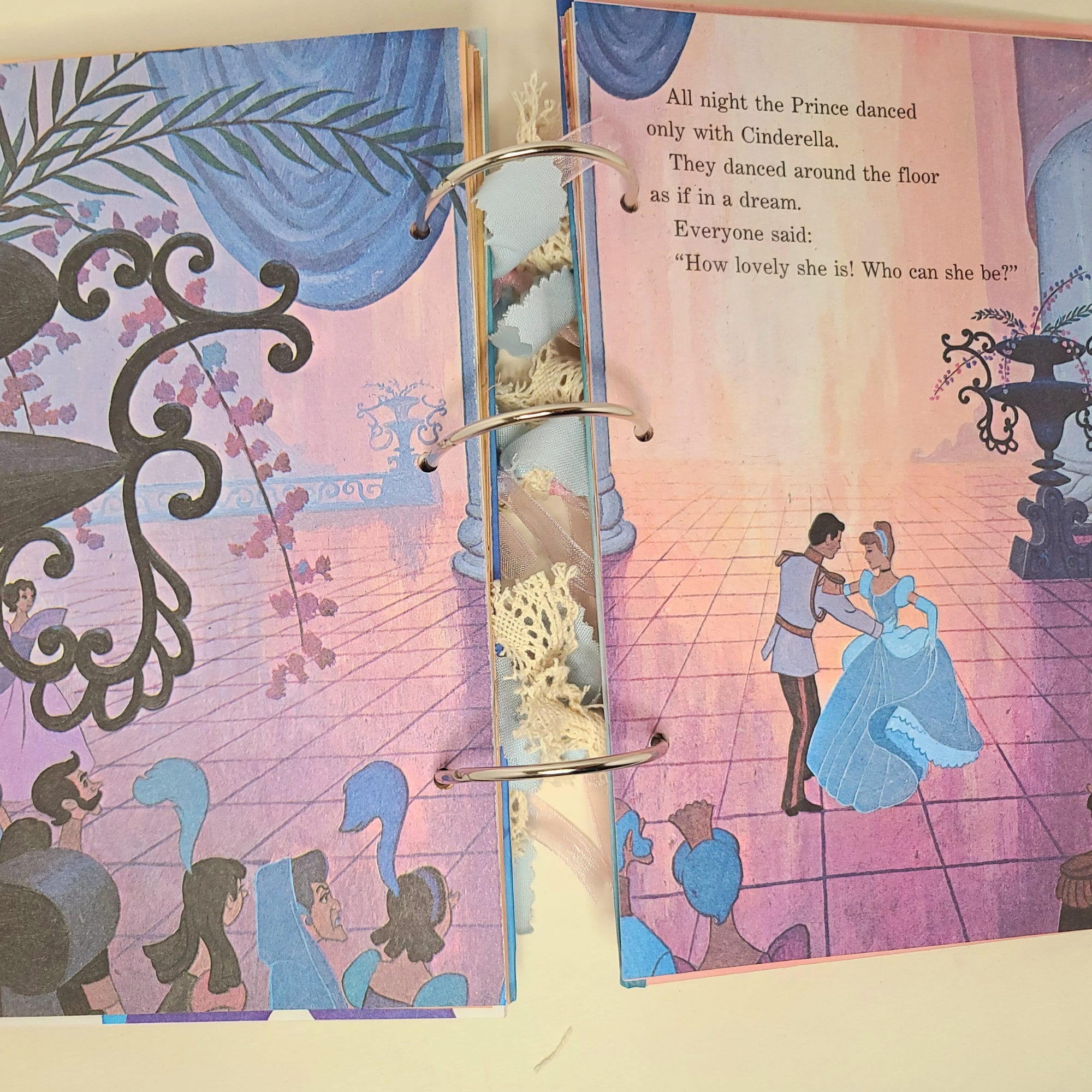 Vintage Cinderella Notebook, Walt Disney's Cinderella Upcycled Journal ...