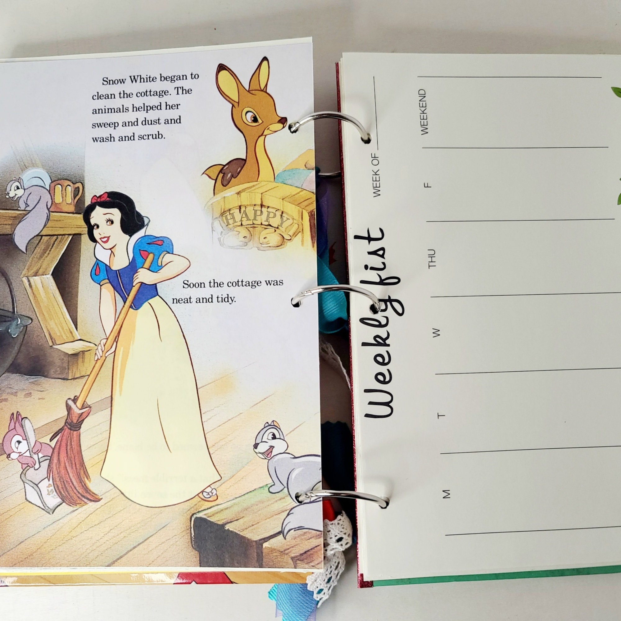 Snow White and the Seven Dwarfs Weekly Planner, Disney Organizer ...