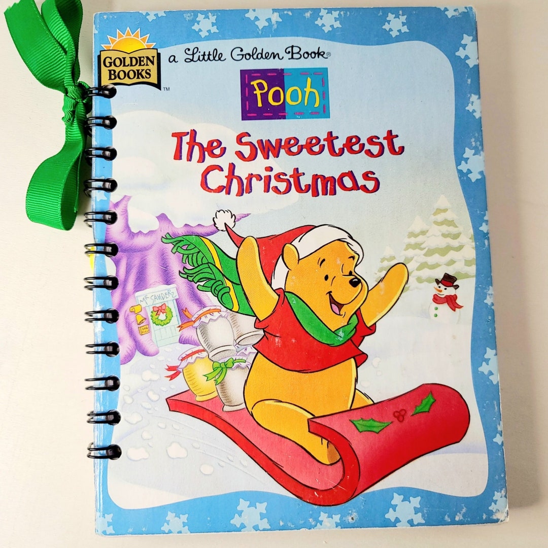 Vintage Winnie the Pooh Little Golden Book, the Sweetest Christmas ...