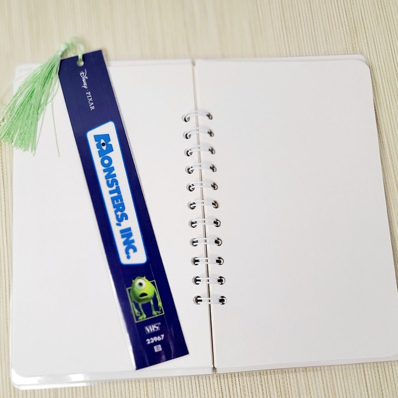 Monsters, Inc VHS Journal, Upcycled VHS Notebook, Classic Disney Movie ...