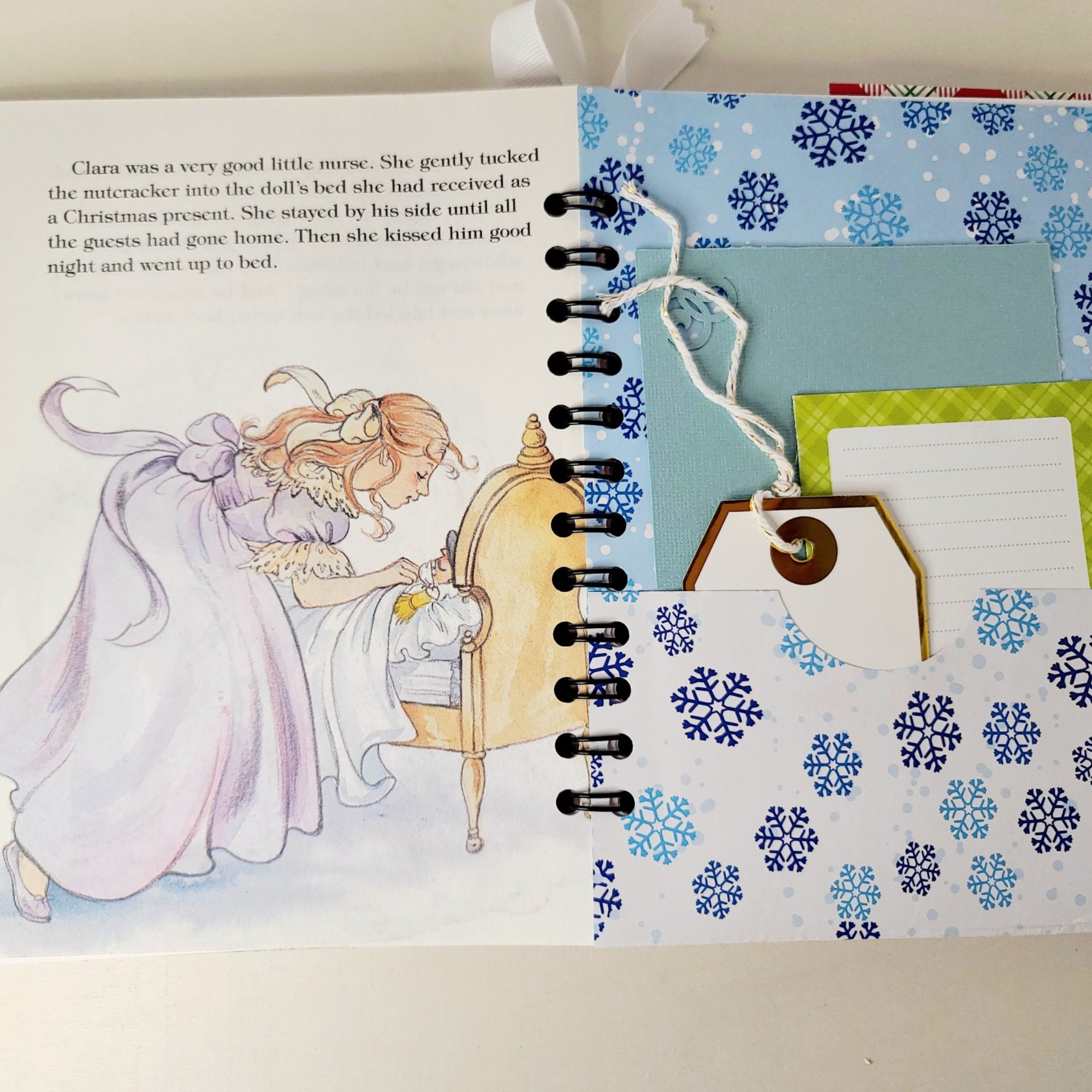 Vintage Little Golden Book, the Nutcracker Junk Journal, Upcycled ...