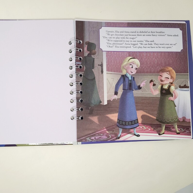 Disney Autograph Book, Repurposed Frozen Book, Upcycled Disney Journal ...