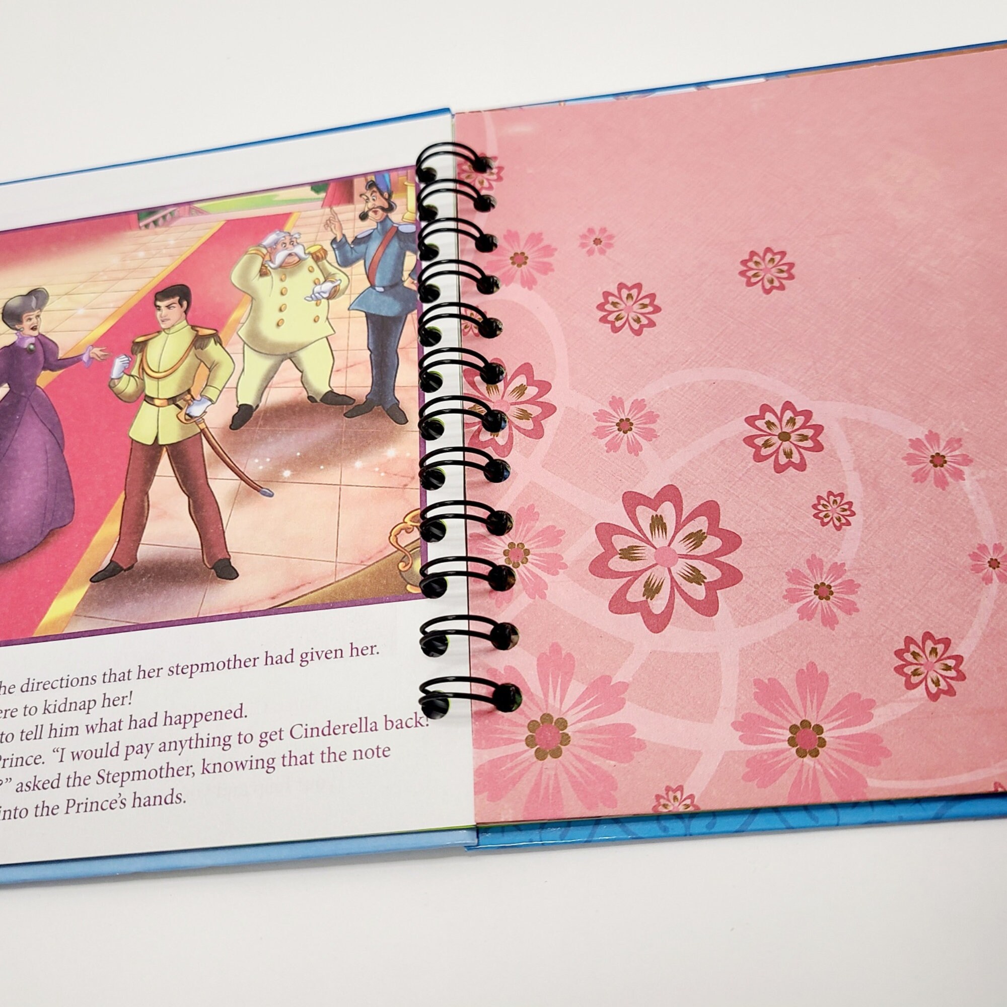 Disney Princess Autograph Book, Repurposed Cinderalla Story, Upcycled ...