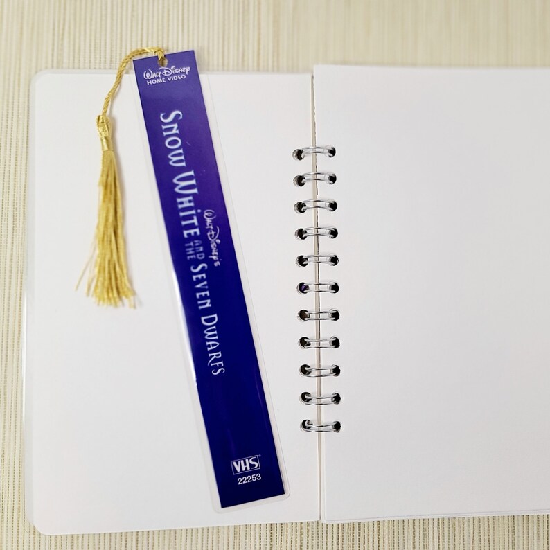 Snow White Journal,upcycled VHS Notebook,disney Autograph Book,princess ...