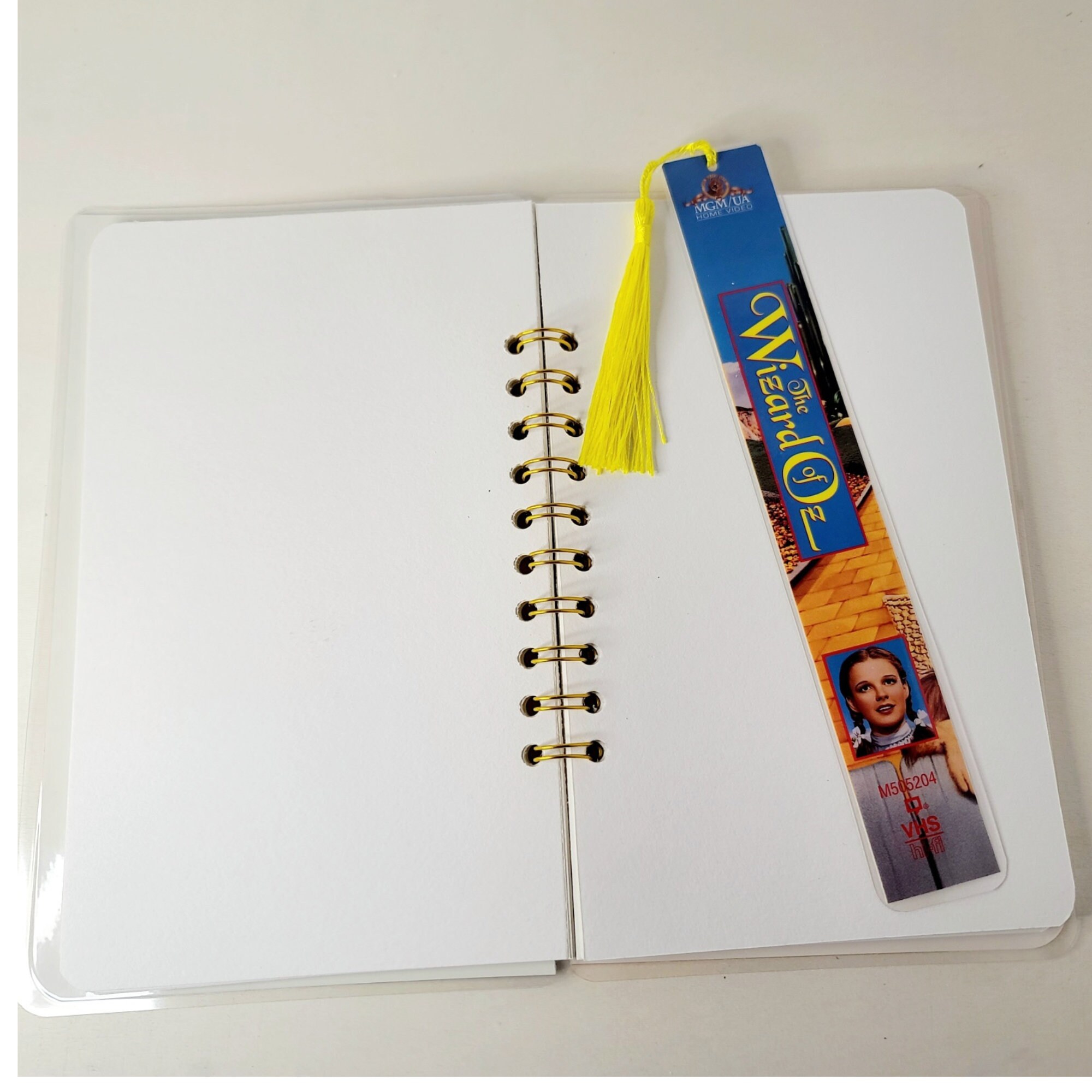 Wizard of Oz Journal, Repurposed VHS Cover, Classic Film Notebook ...