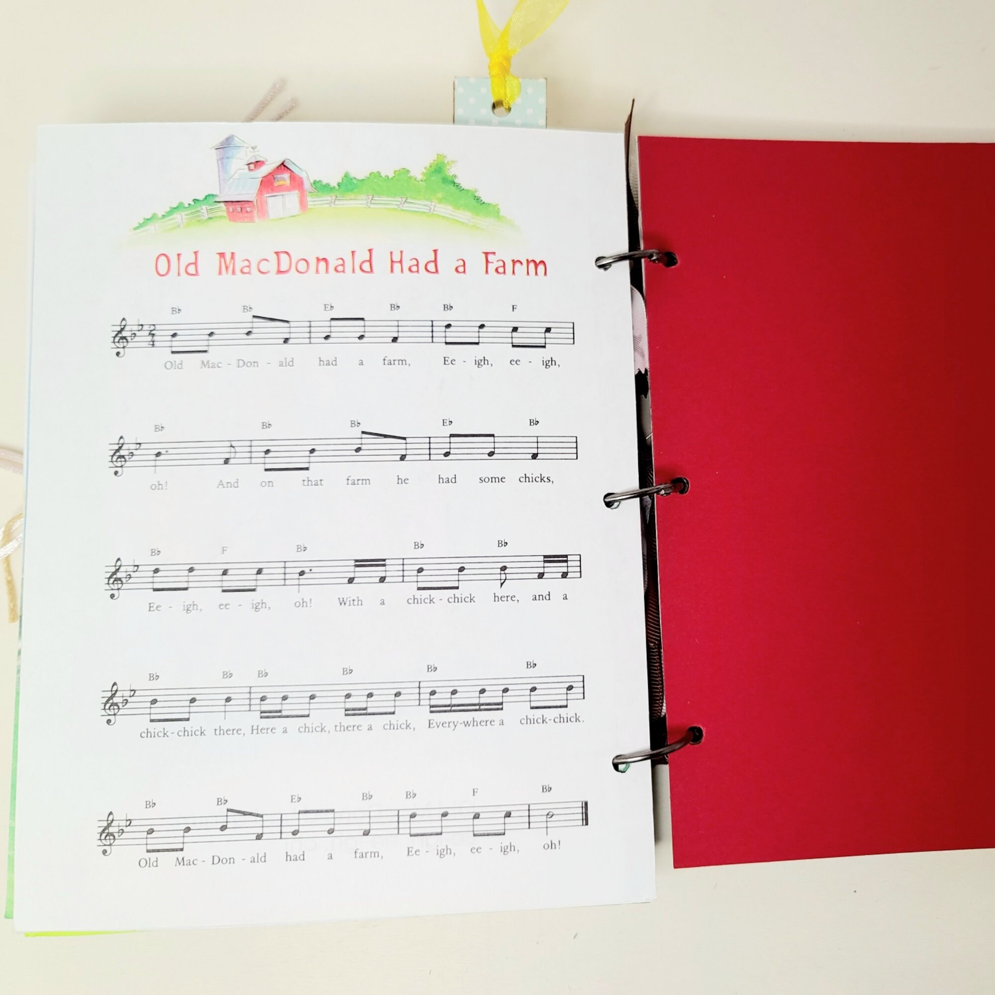 Vintage Old Macdonald Had a Farm Story, Little Golden Book Junk Journal ...