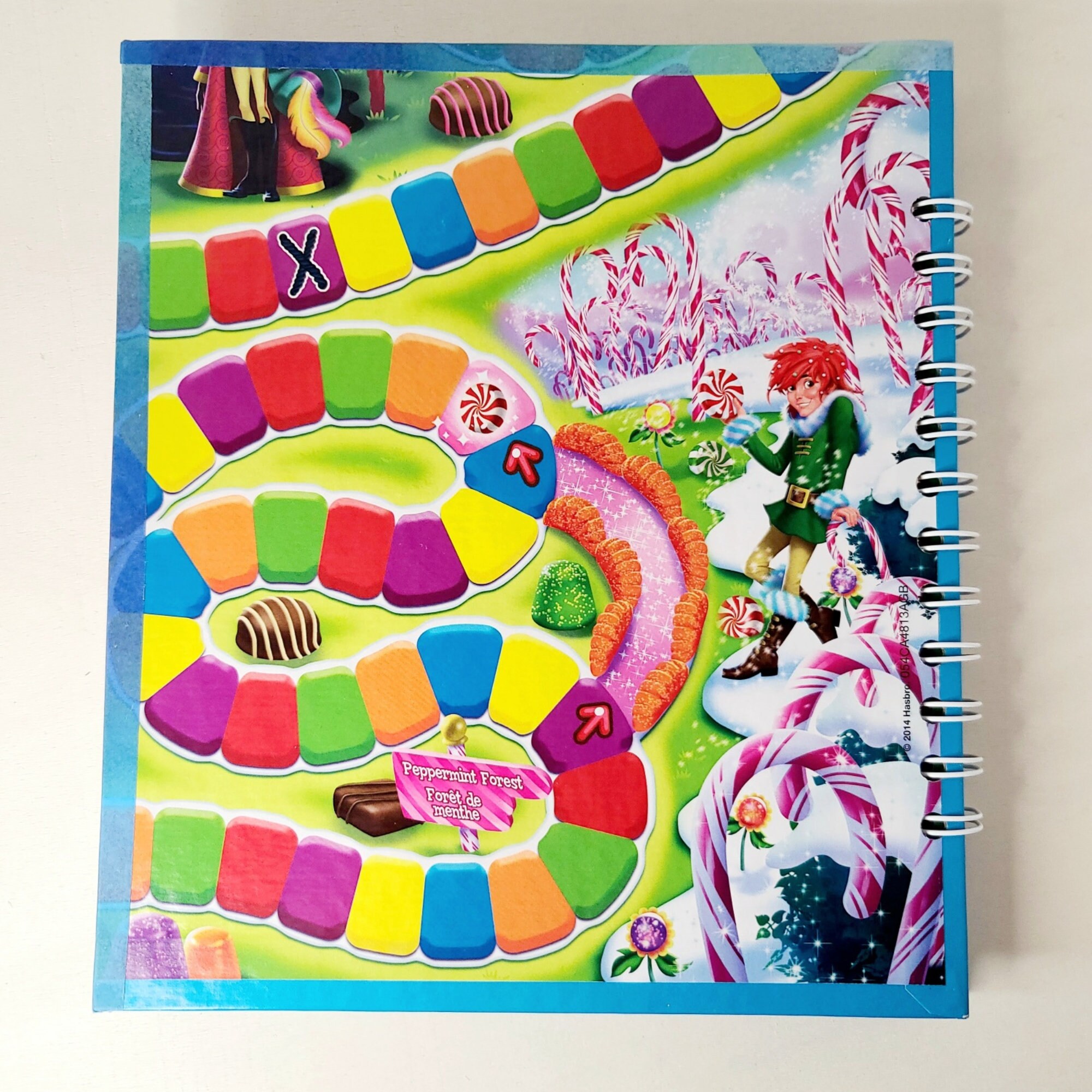 Candyland Game Board Journal: Upcycled Notepad With Bookmark - Etsy