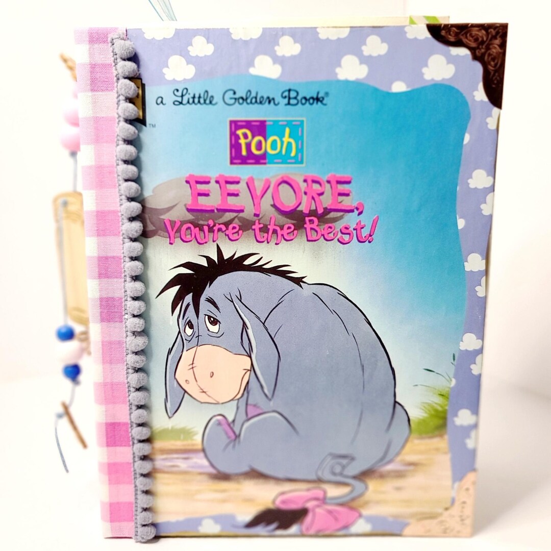 Unique Eeyore You're the Best Little Golden Book Upcycled Into A Junk ...