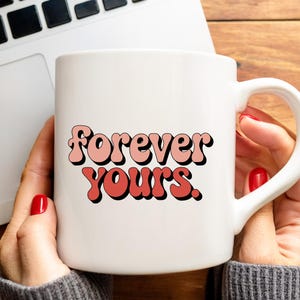 Forever Yours SVG | Retro Love Quote Clipart | Romantic Typography ...