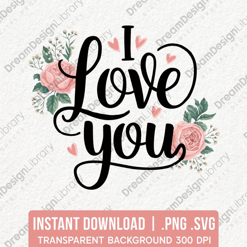 I Love You Svg - Etsy