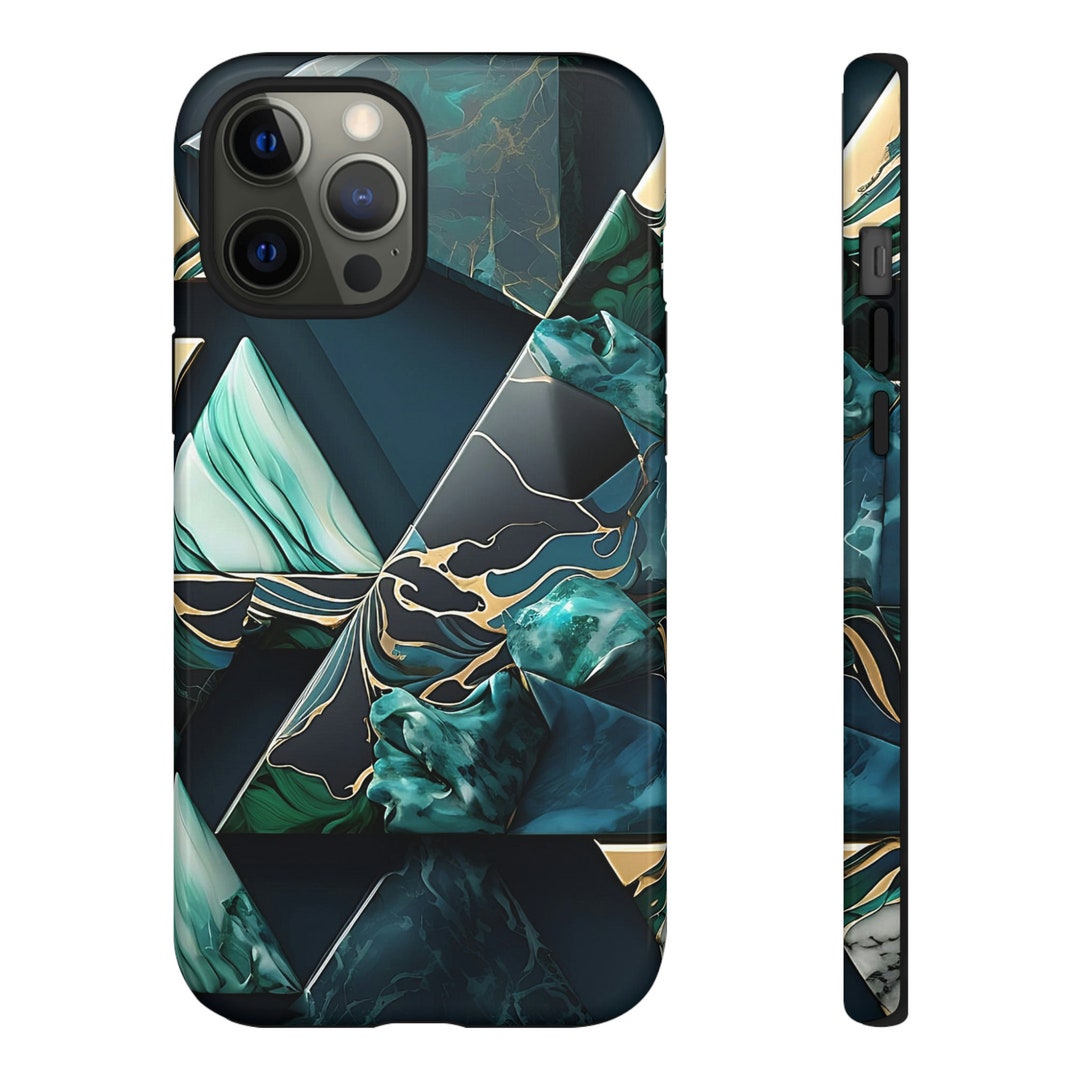Triangular Marble Design Cell Phone Case: Unique & Stylish Protection ...