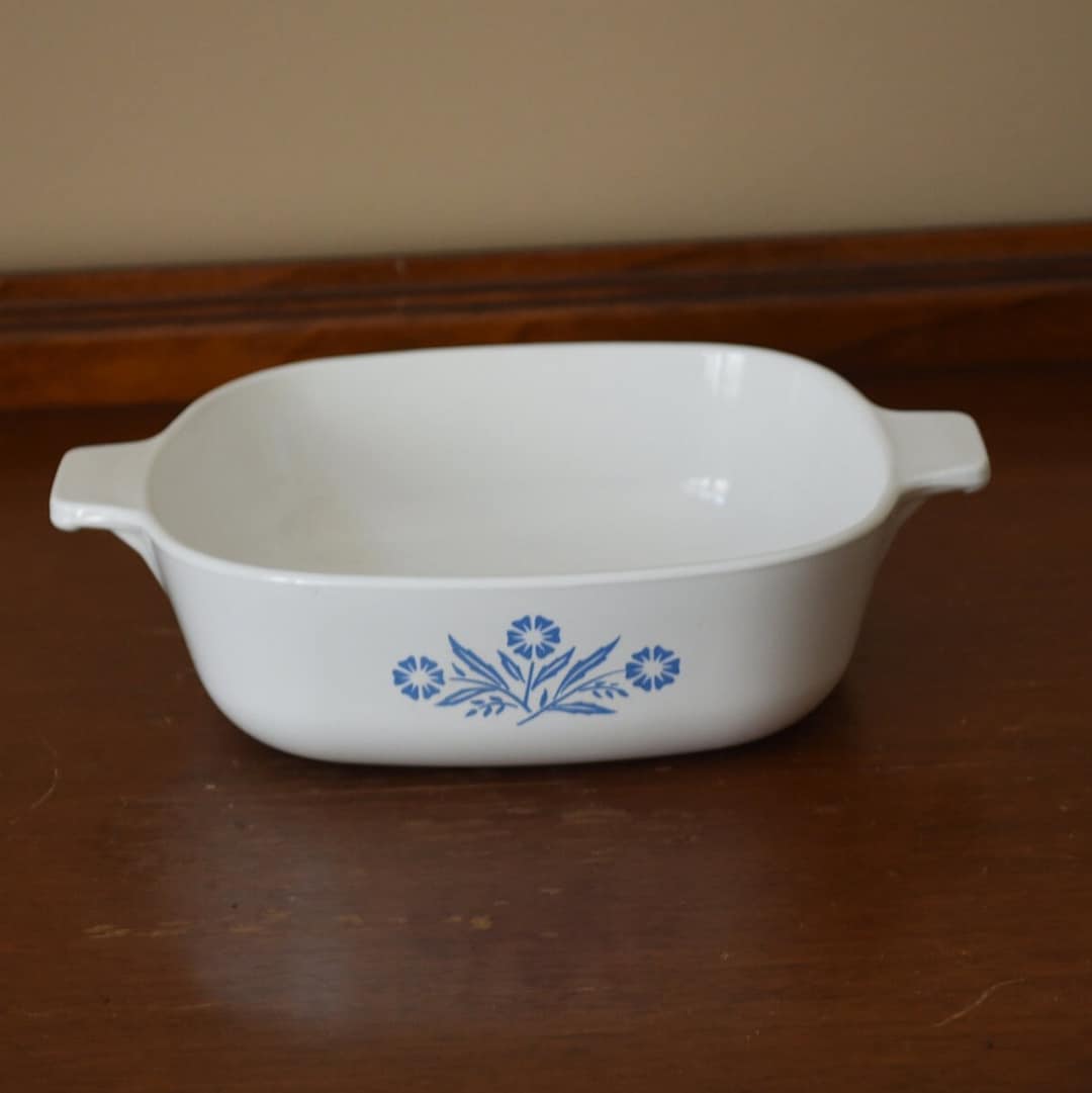 Vintage Corning Ware P-1-B Blue Cornflower 1 Quart Casserole Dish - Etsy