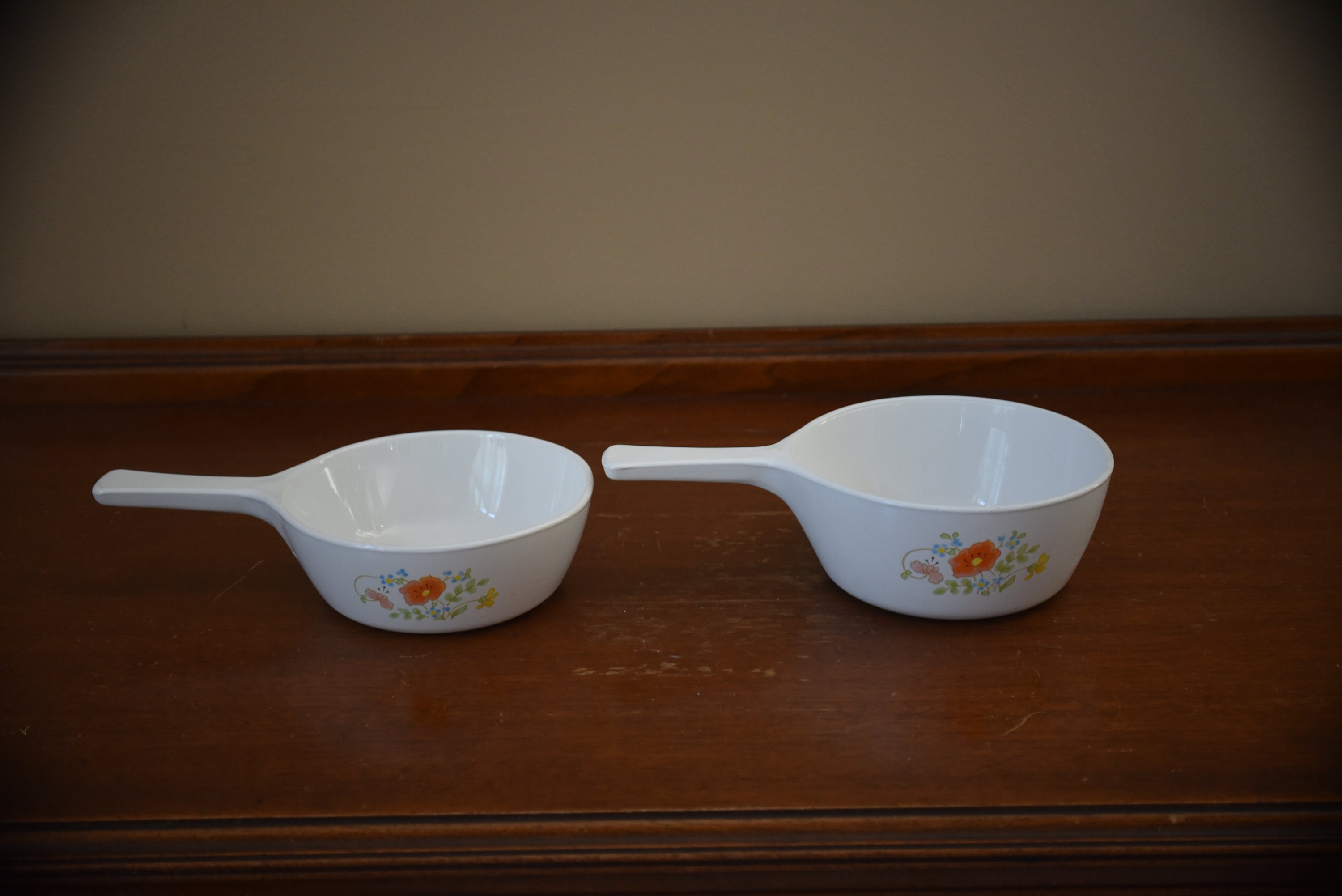 Set of 2 Vintage Corning Ware / Corning / Corningware Wild Flower ...