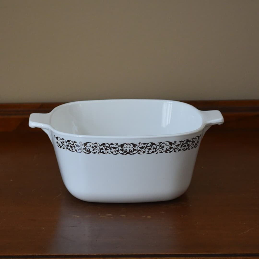 Very Rare! Corningware / Corning Ware / Corning Platinum Piligree P-420 ...