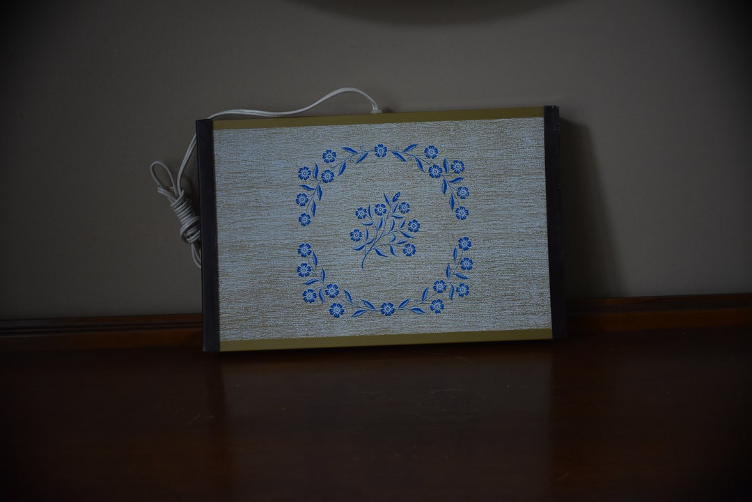 Vintage Corningware / Corning Ware / Corning Electric Warming Tray Blue ...
