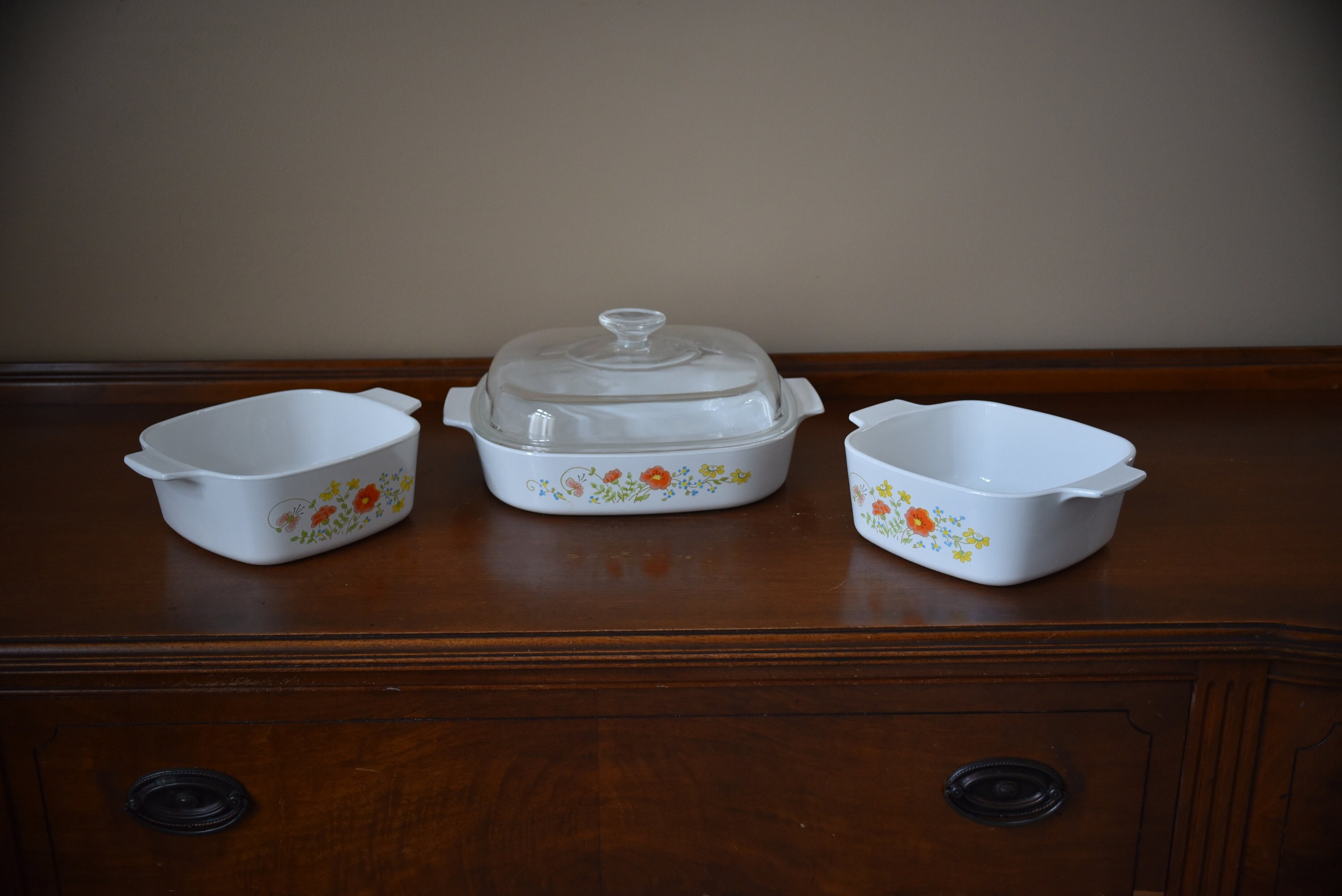 Vintage Corningware / Corning Ware / Corning 4 Piece - Etsy