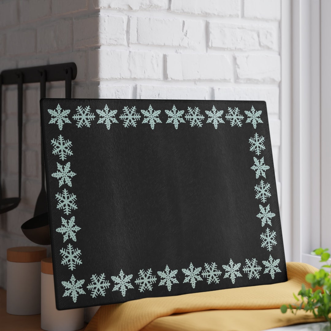 Vintage Pyrex Black Snowflake Pattern Influenced Tempered Glass Kitchen ...