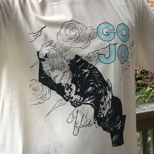 JJK Satoru Gojo Fan Tee|jujutsu Kaisen Season2 Merch|manga Tshirt|jjk ...
