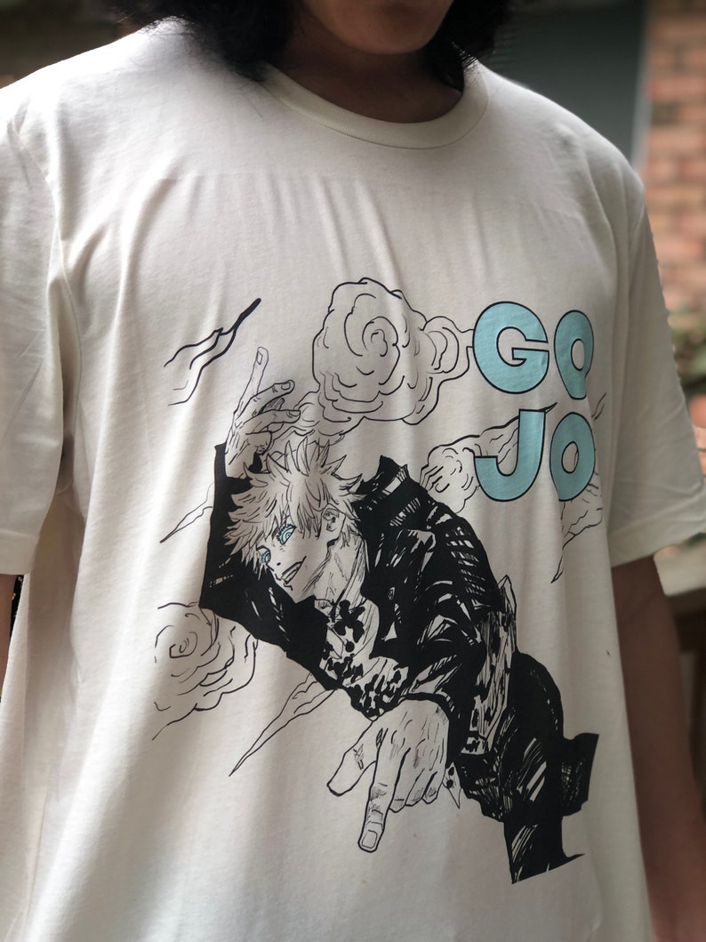 JJK Satoru Gojo Fan Tee|jujutsu Kaisen Season2 Merch|manga Tshirt|jjk ...