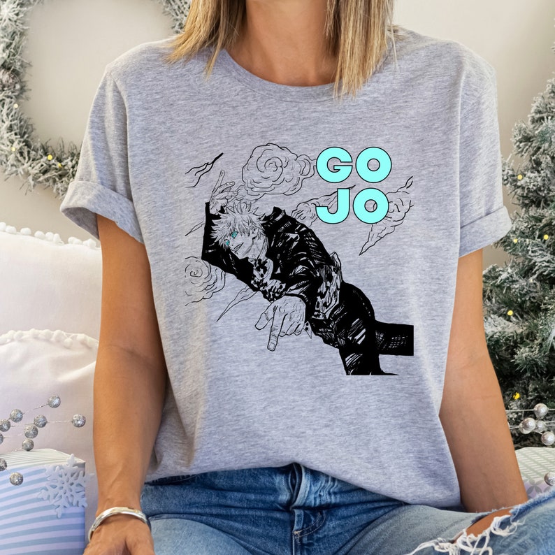 JJK Satoru Gojo Fan Teejujutsu Kaisen Season2 Merchmanga Tshirtjjk ...