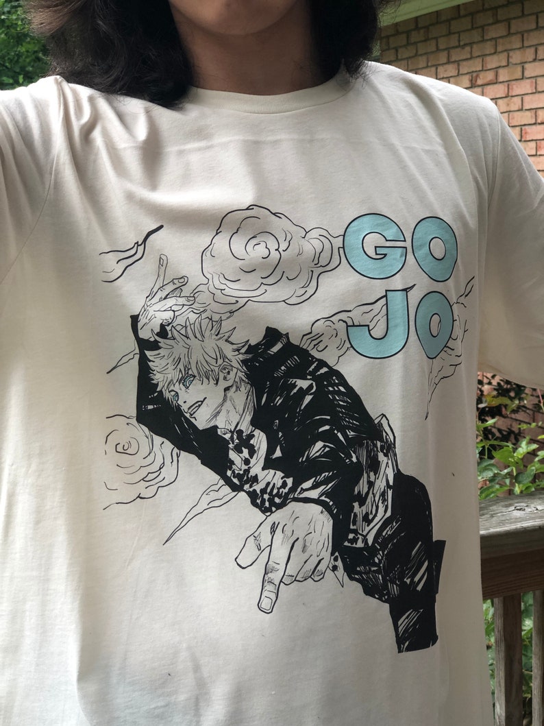 JJK Satoru Gojo Fan Tee|jujutsu Kaisen Season2 Merch|manga Tshirt|jjk ...