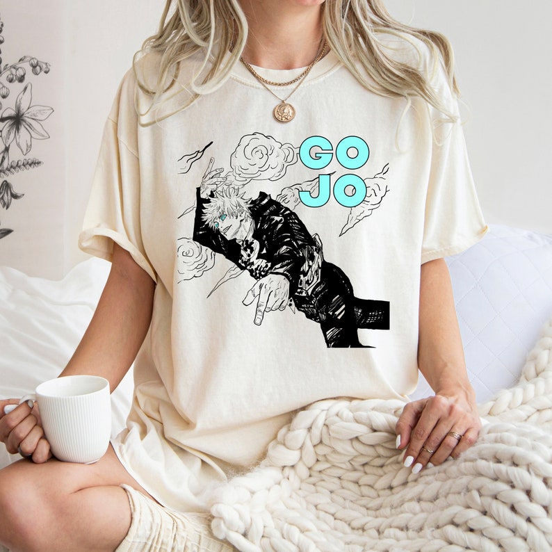 JJK Satoru Gojo Fan Tee|jujutsu Kaisen Season2 Merch|manga Tshirt|jjk ...