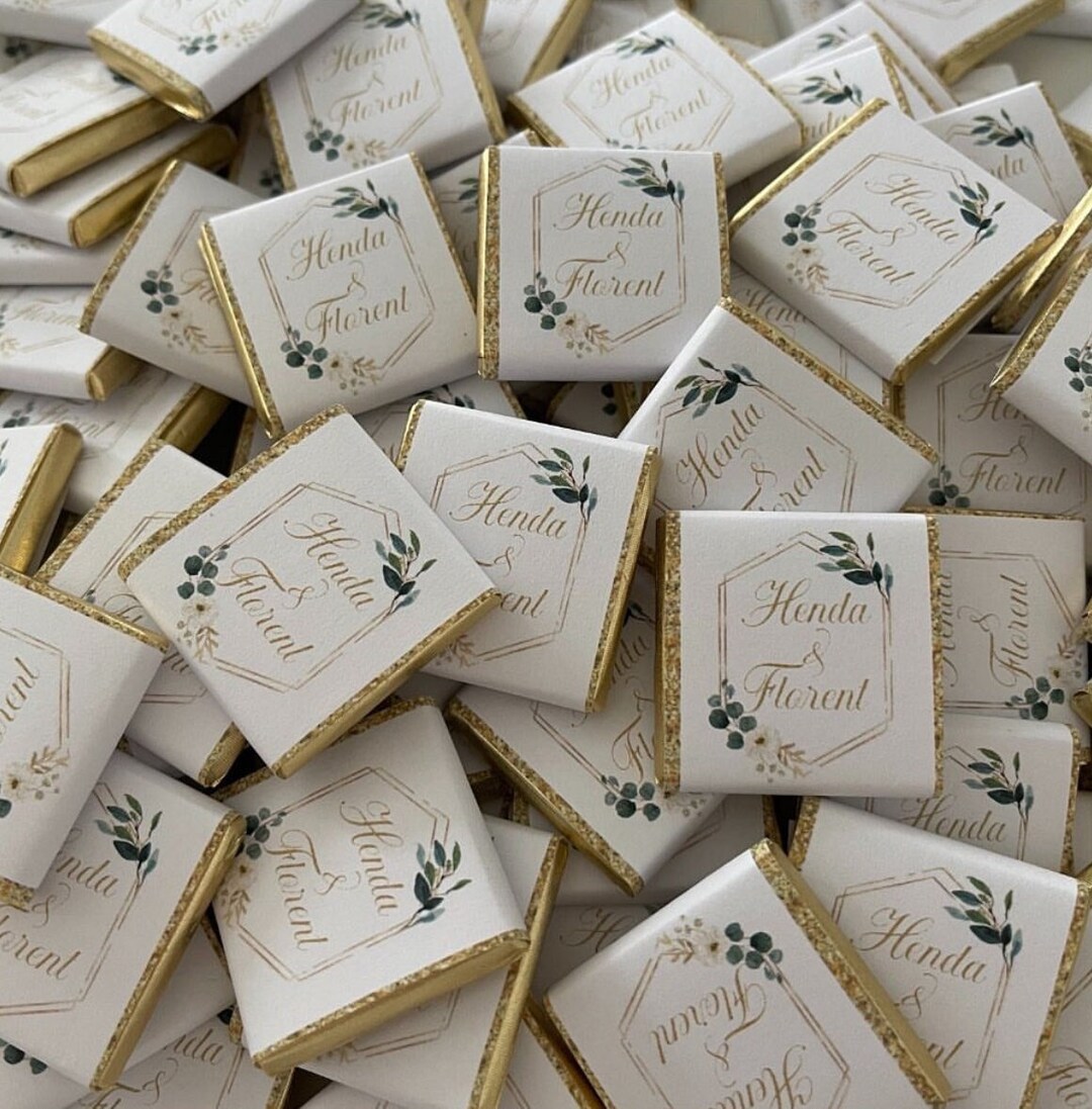 Personalized Mini Chocolates - Etsy