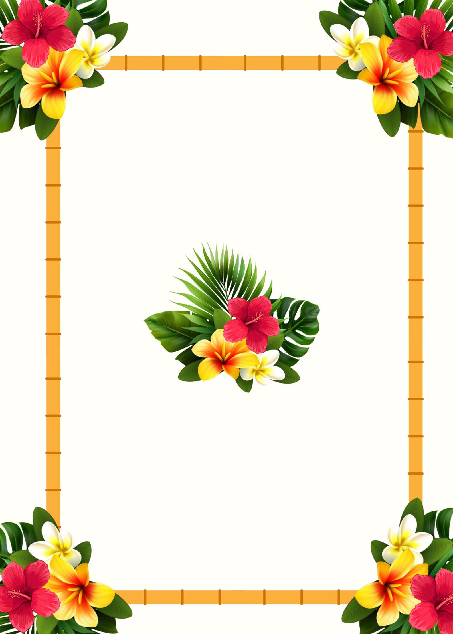 Hawaii Theme Party Invitation, Beach Invitation, Hawaii Birthday ...