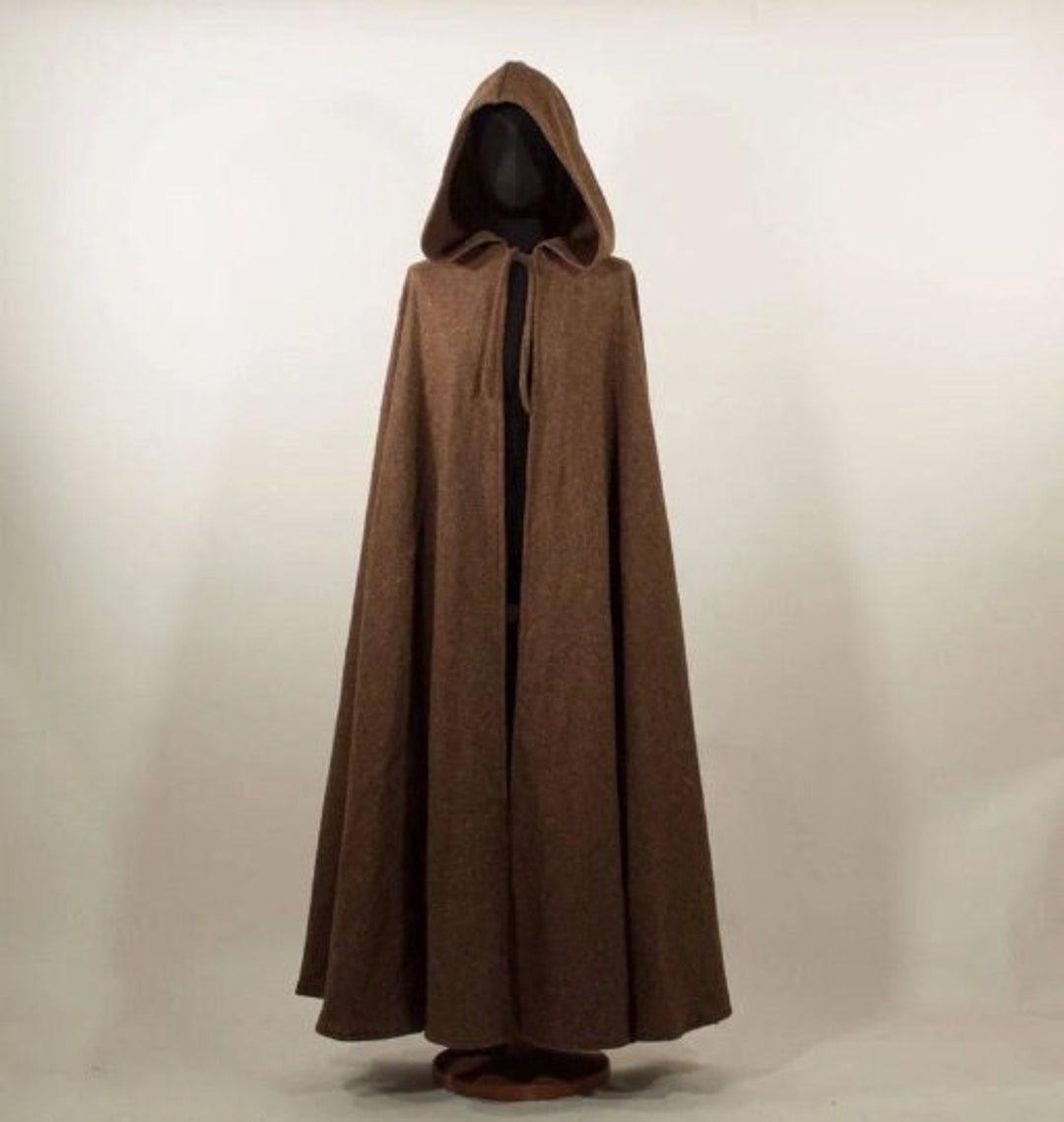 Wizard Cospaly Long Hooded Cloak Men Long Hood Robe for - Etsy UK