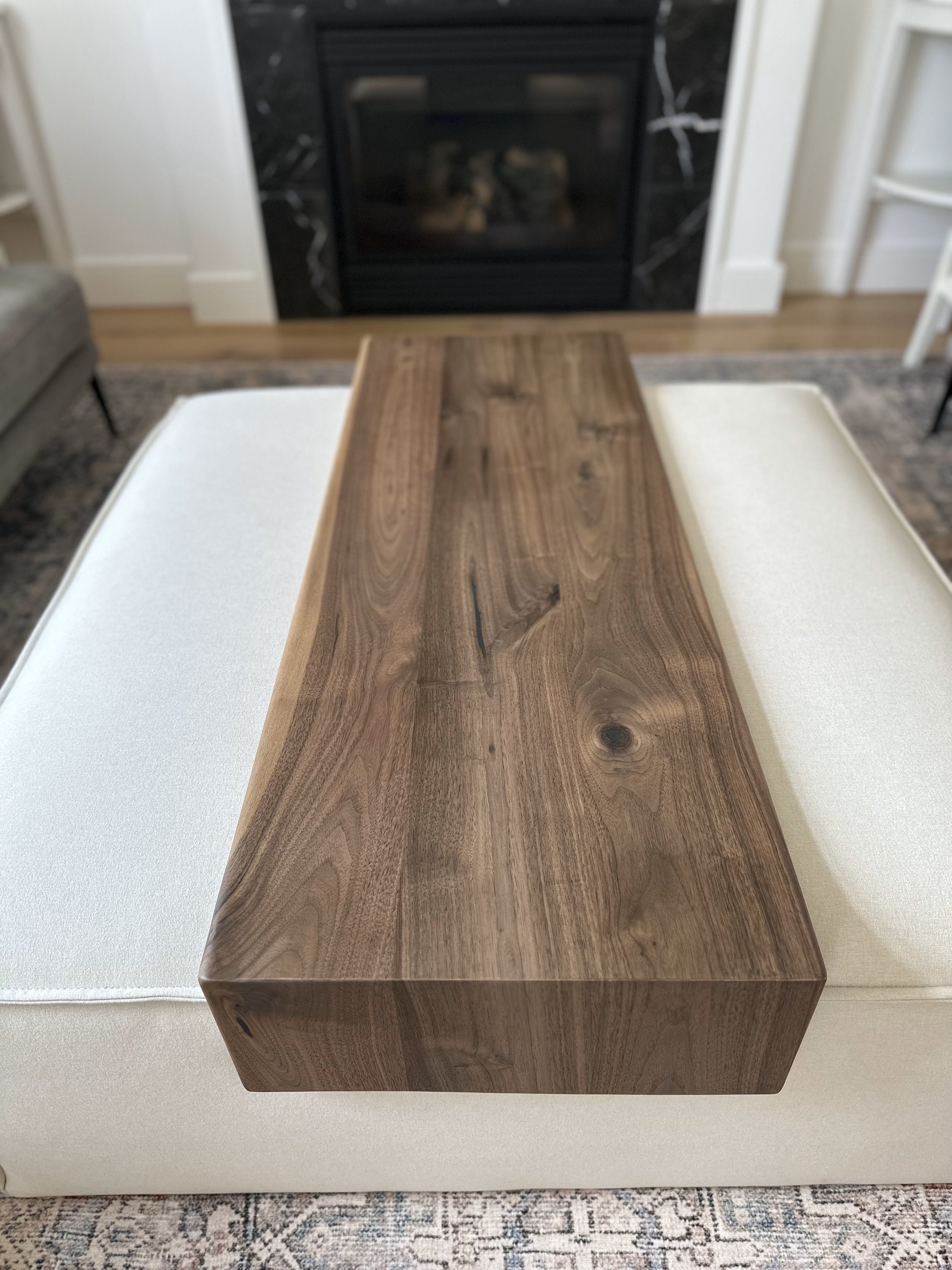 Ottoman Table Ottoman Tray Ottoman Coffee Table Over - Etsy Canada