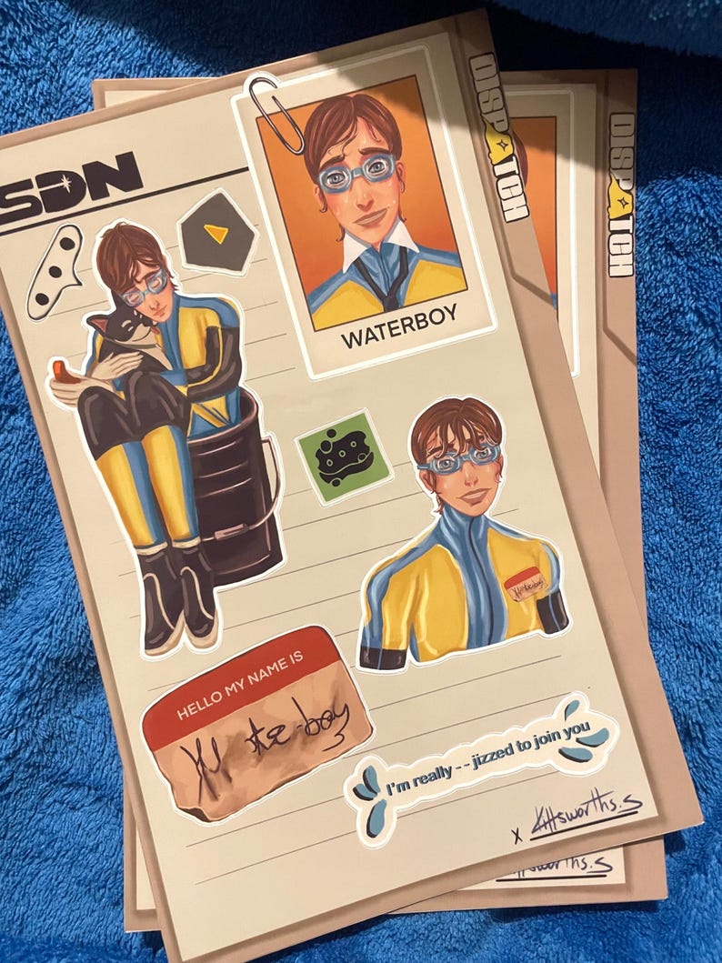 Dispatch Sticker Sheet / Videogame - Etsy Australia