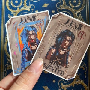 Jinx Poster Sticker/ Arcane - Etsy
