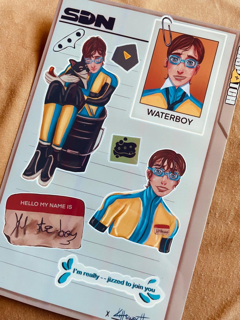 Dispatch Sticker Sheet / Videogame - Etsy
