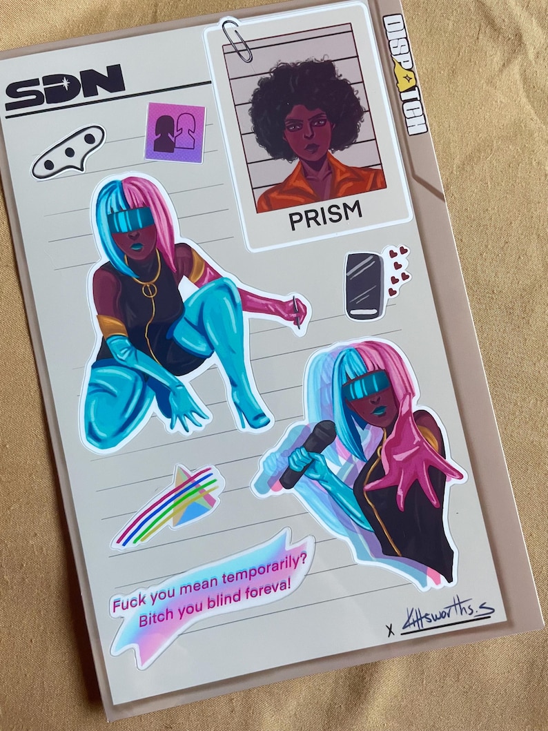 Dispatch Sticker Sheet / Videogame - Etsy Australia