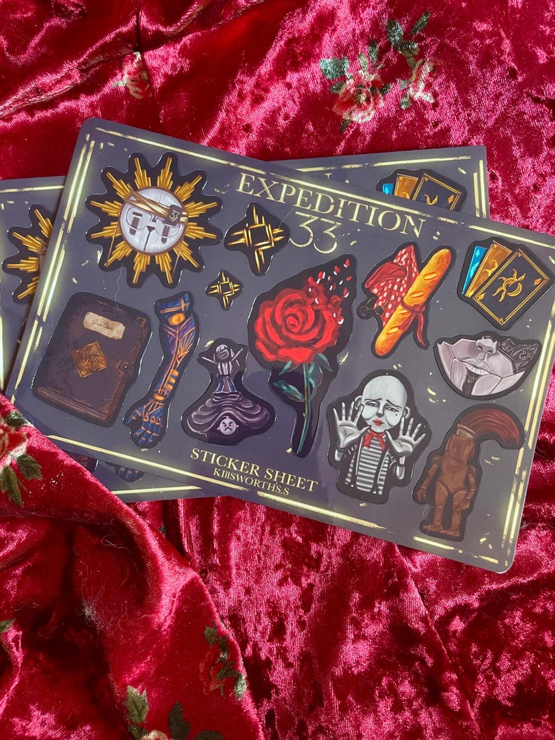 Expedition 33 Sticker Sheet - Etsy