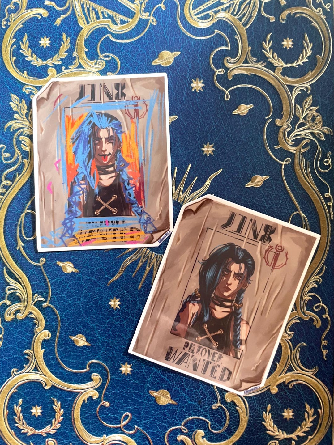 Jinx Wanted Poster/ Isha Poster Stickers - Etsy